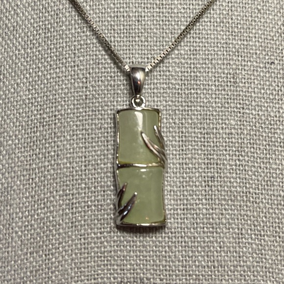 Midas | Jewelry | Signed Midas Turkey Jadeite Sterling Silver Bamboo ...